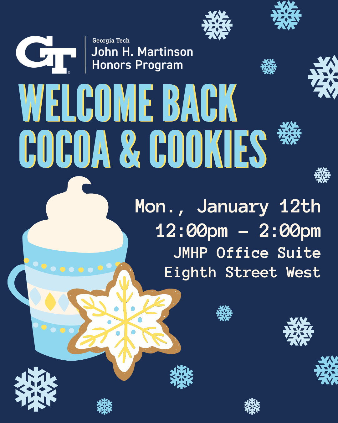 Welcome Back Cocoa & Cookies | John H. Martinson Honors Program
